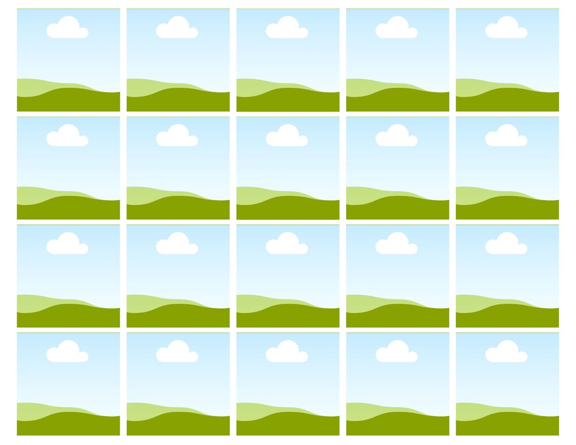 Square Keychain Template and Mock Up - Etsy