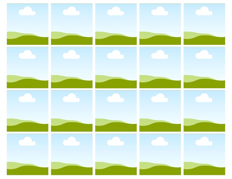 Square Keychain Template and Mock Up - Etsy