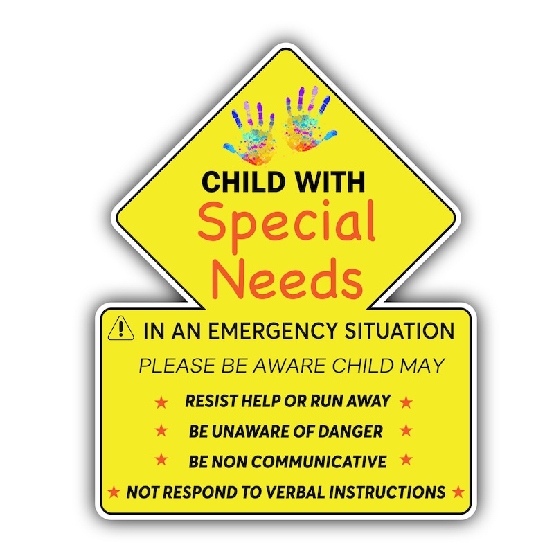 Special Needs Decals - Etsy