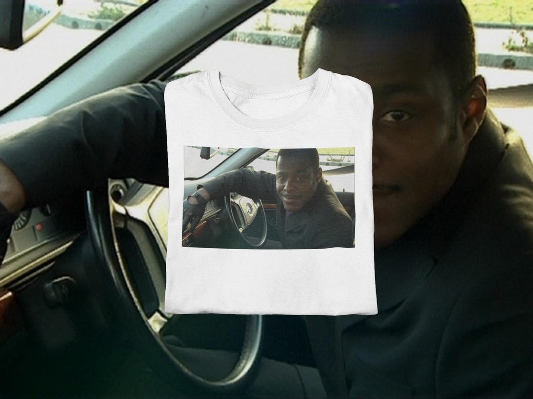 ALAN JOHNSON, Peep Show Graphic White Black Pink Green Tshirt ...