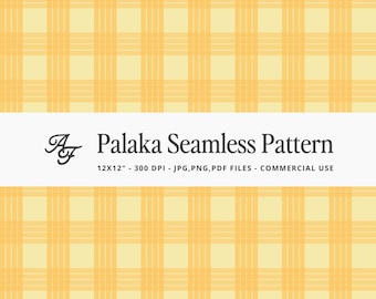 Palaka Seamless Pattern - Camo Green, Hawaiian Print, Repeat Background ...