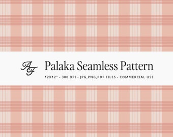 Palaka Seamless Pattern - Denim Blue, Hawaiian Print, Repeat Background ...