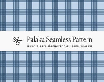 Palaka Seamless Pattern - Camo Green, Hawaiian Print, Repeat Background ...