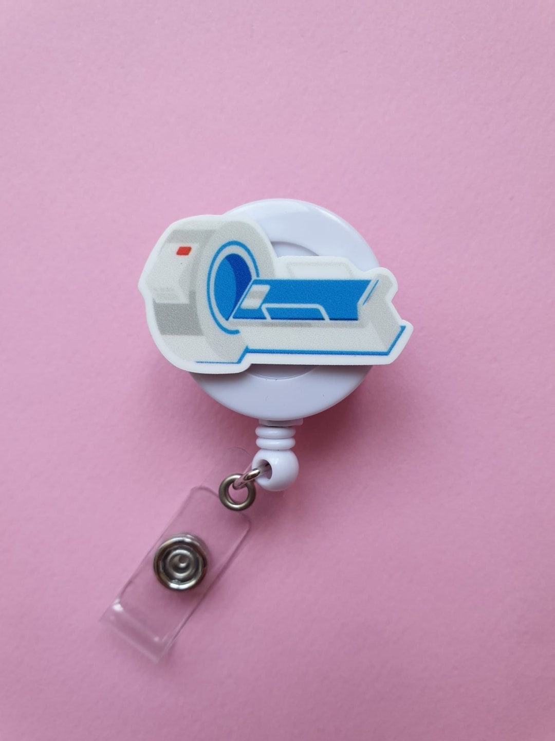 MRI Scanner Badge Reel: Rad Tech Gift, X-ray ID Clip - Etsy