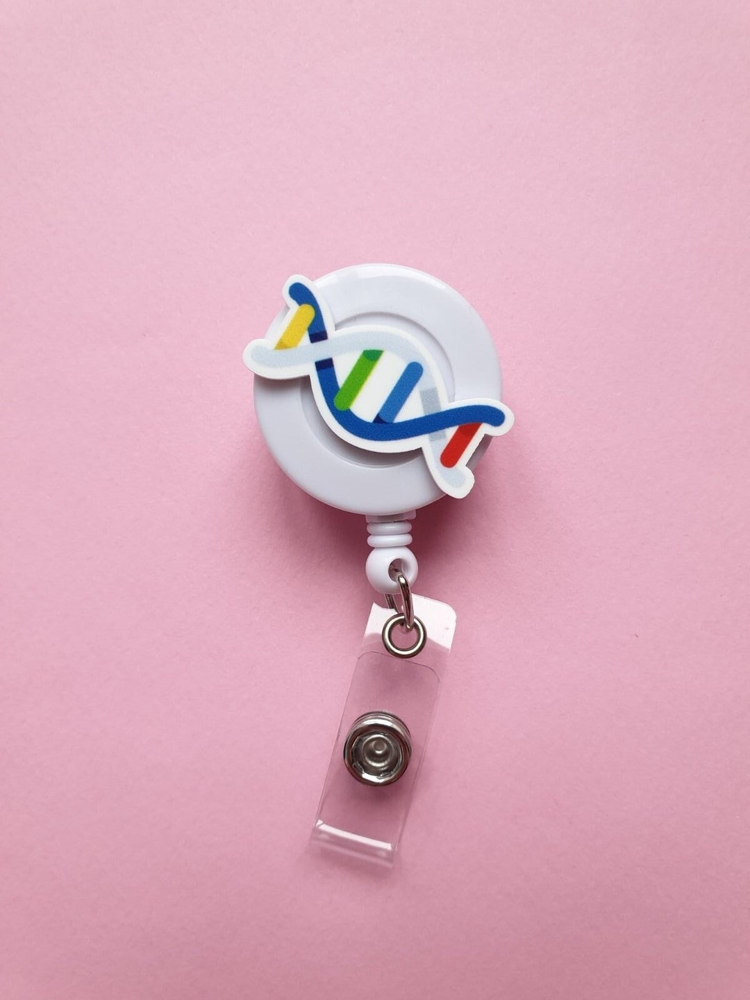 DNA Badge Reel: Retractable Lab Tech ID Holder - Etsy