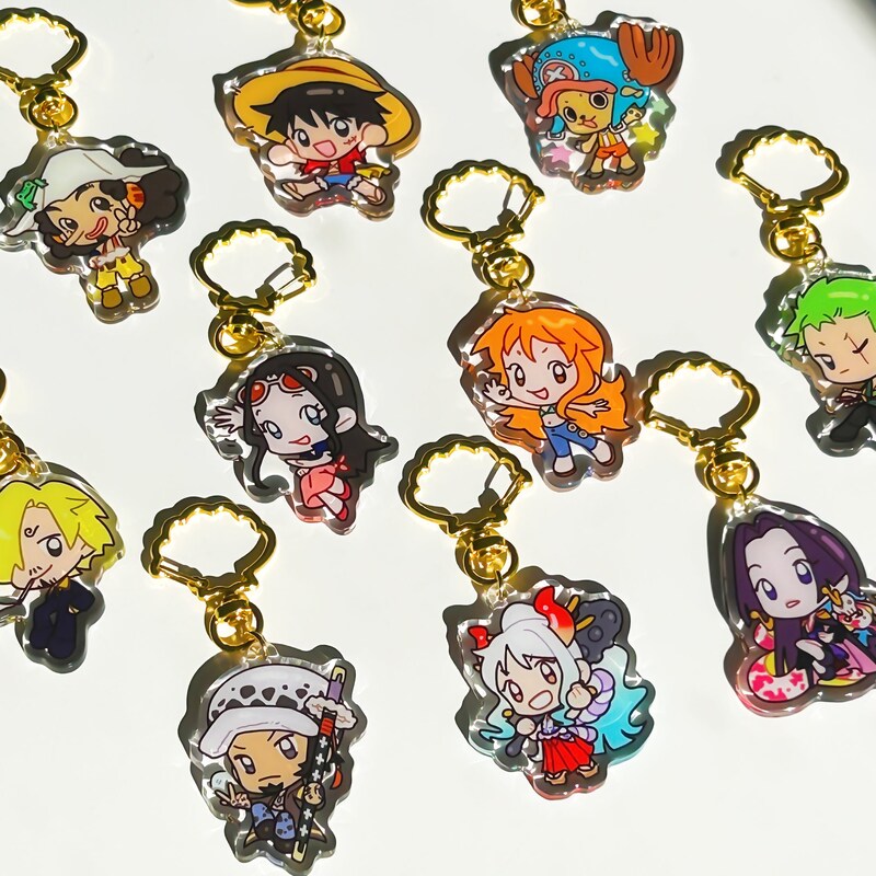 Anime Keychain - Etsy