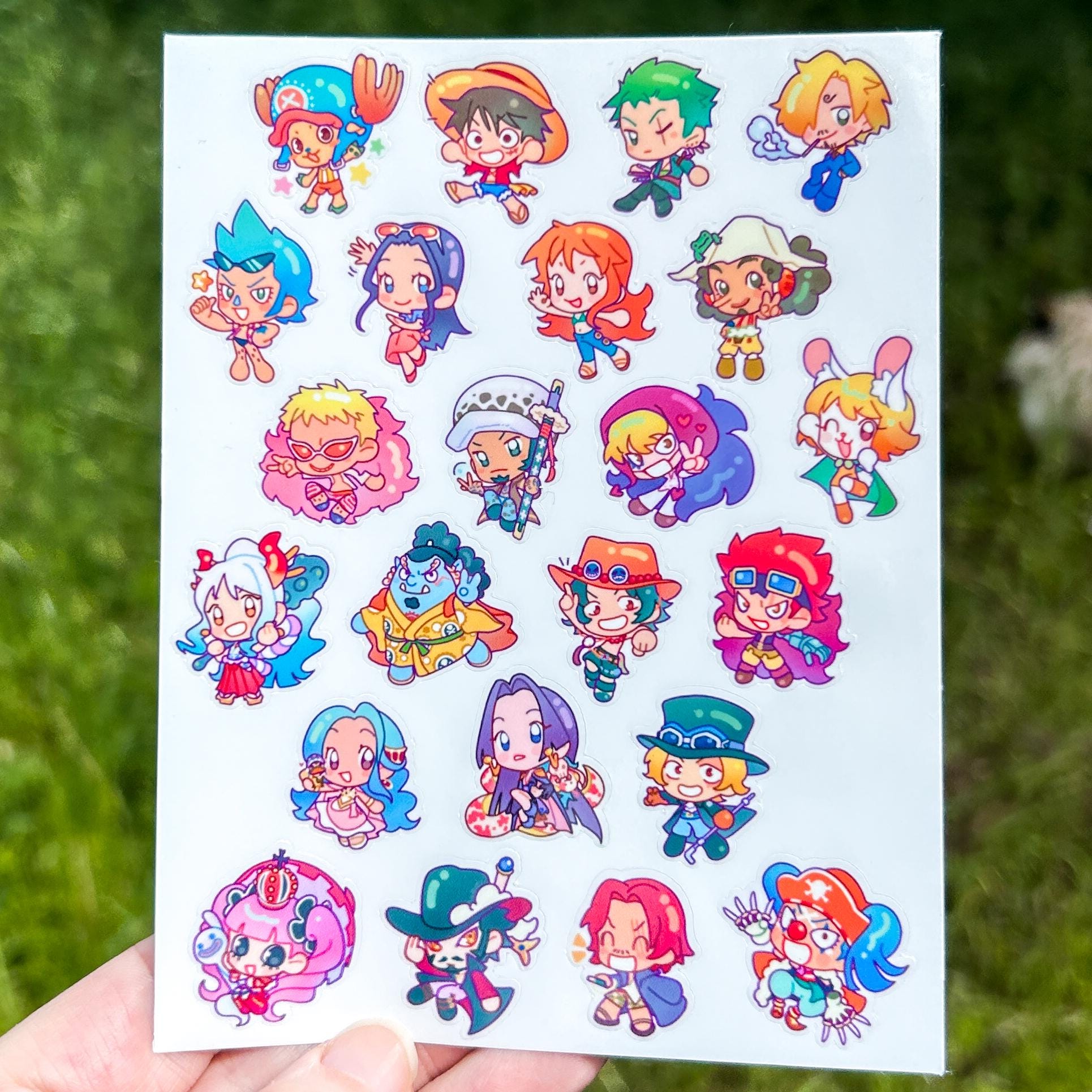 Anime Sticker Sheet - Etsy
