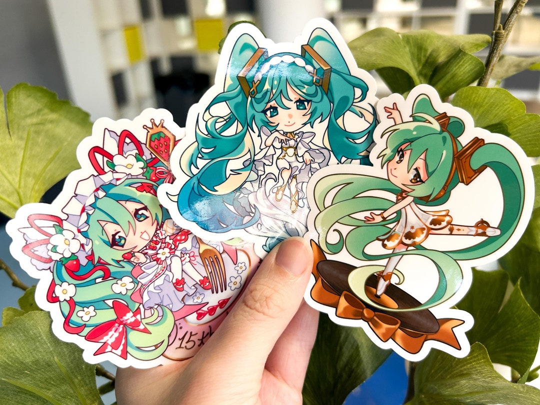 Hatsune Miku Vinyl Stickers - Etsy