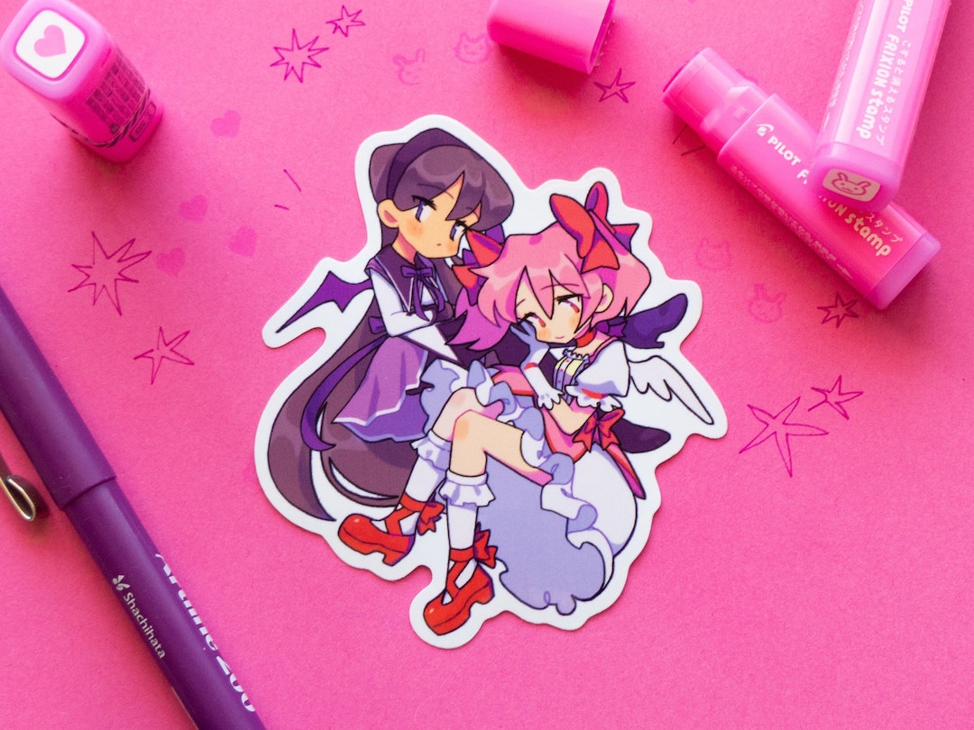 Madoka + Homura 3.5" Vinyl Sticker - Etsy