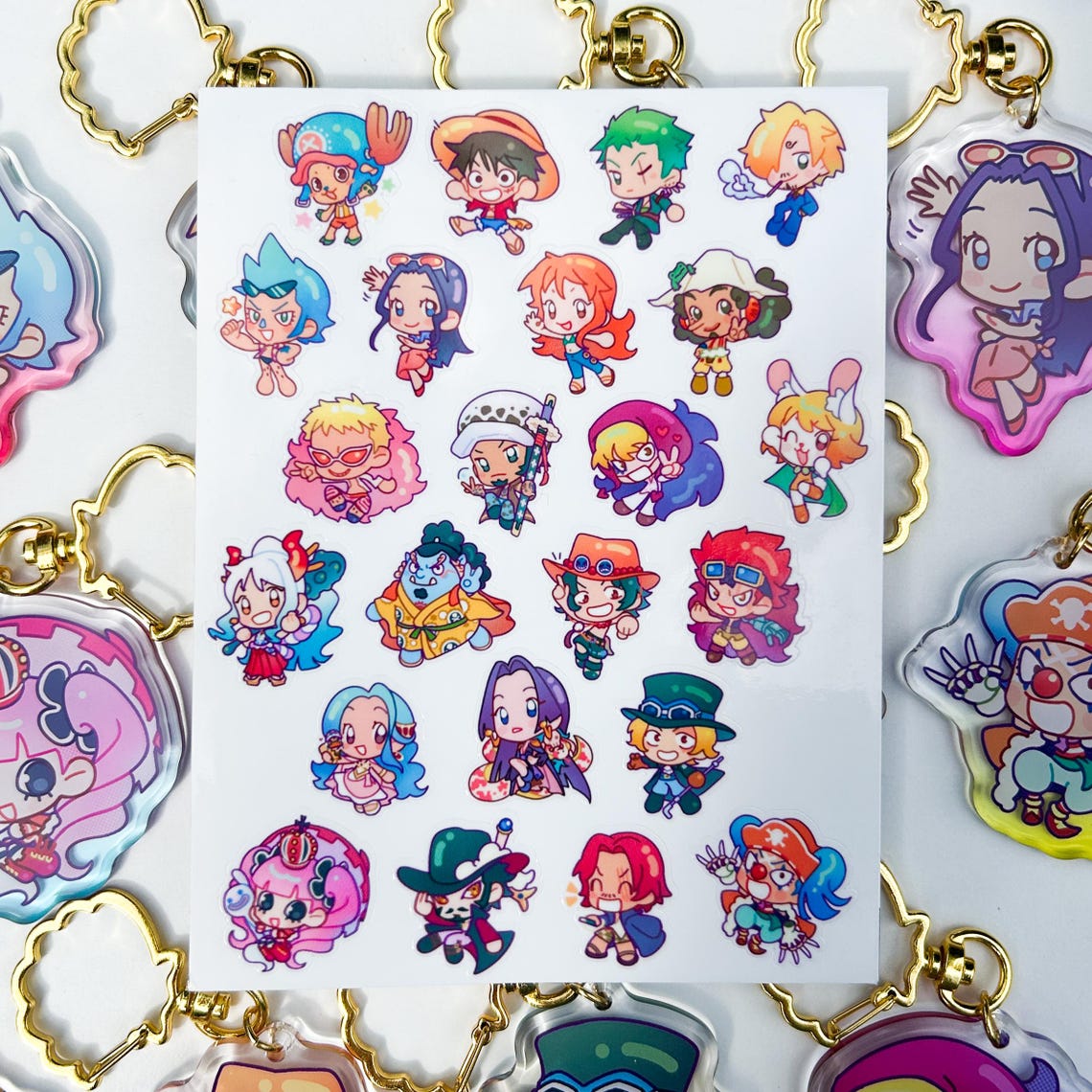 Anime Sticker Sheet - Etsy