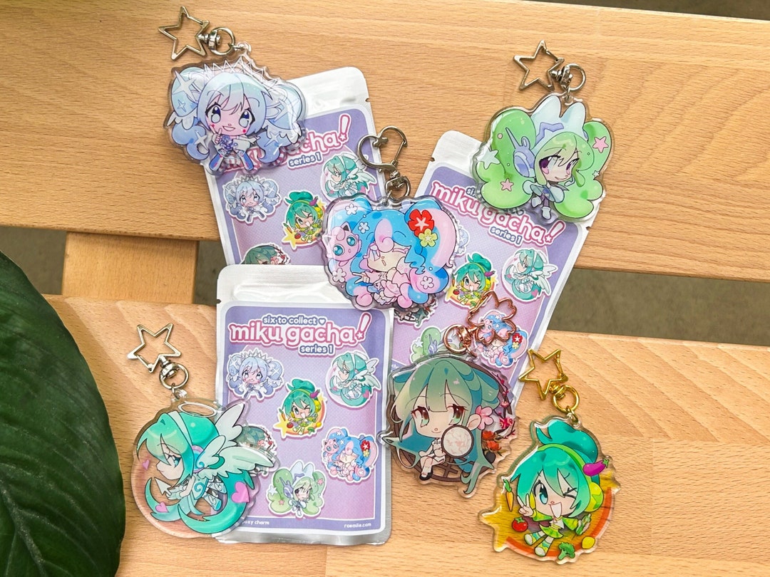 Hatsune Miku Gacha SERIES 1 Charms 2.5" - Etsy