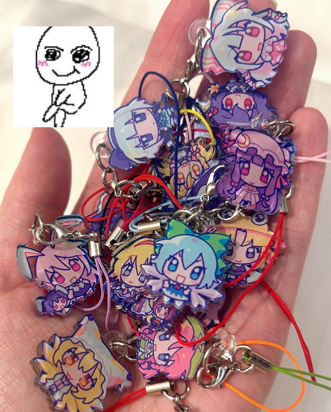 Touhou Goobers Mini 1" Phone Charms - Etsy