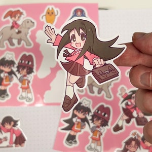 Azumanga Daioh Vinyl Sticker Sheet 14 X 15 Cm - Etsy