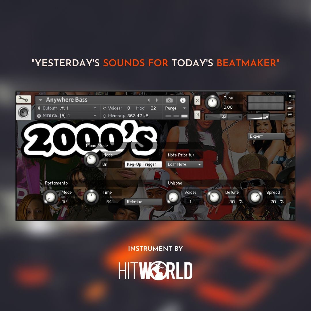 2000s Kontakt VST Plugin R&B Rnb Hip Hop Sounds Samples Instruments ...