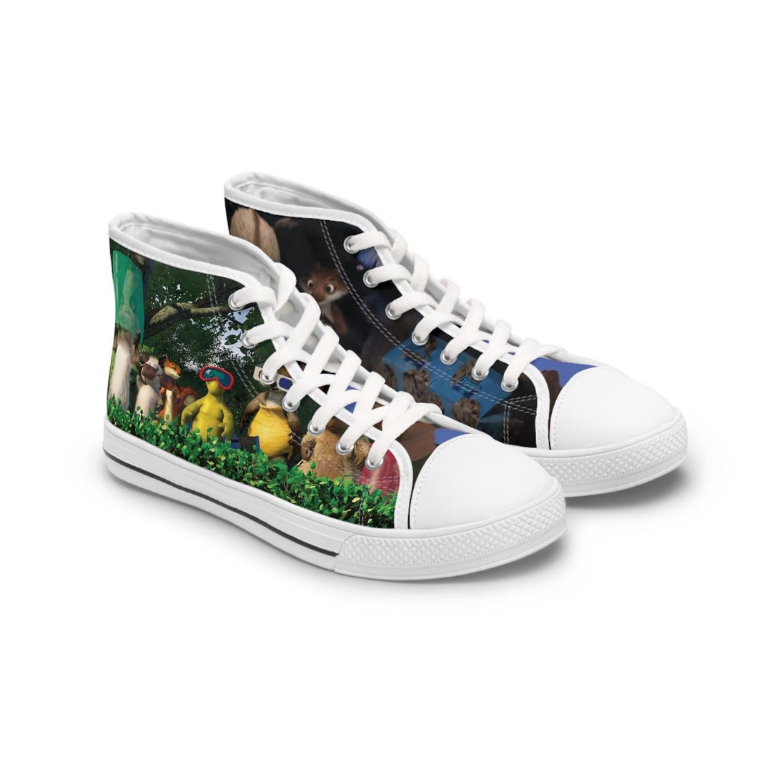 Over the Hedge, Disney Over the Hedge, Converse Inspired Women's High ...