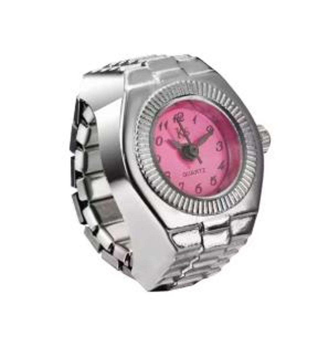 Finger Watch Steam Punk Finger Watches Pink white or Antique Finish - Etsy