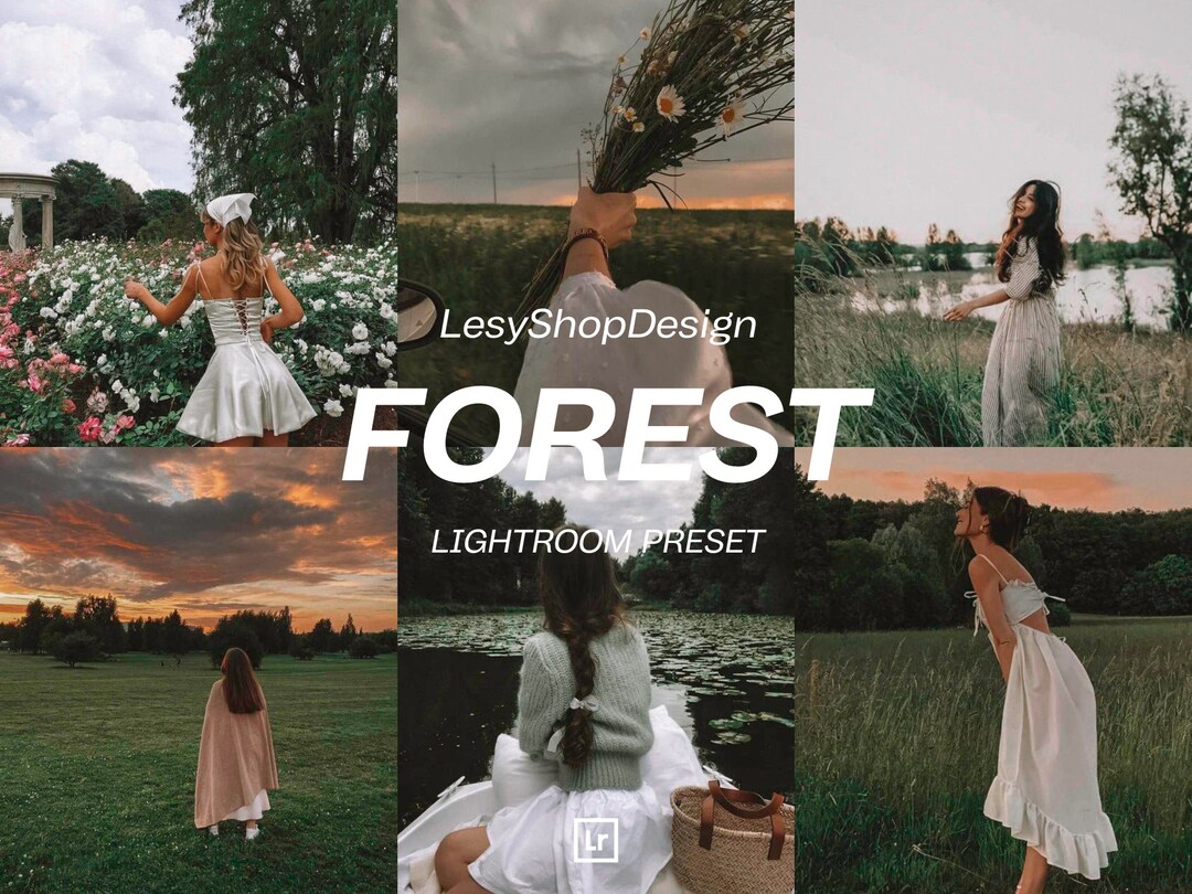 Forest Presets Lightroom, Vibrant Filters, Sunset Presets, Bright ...