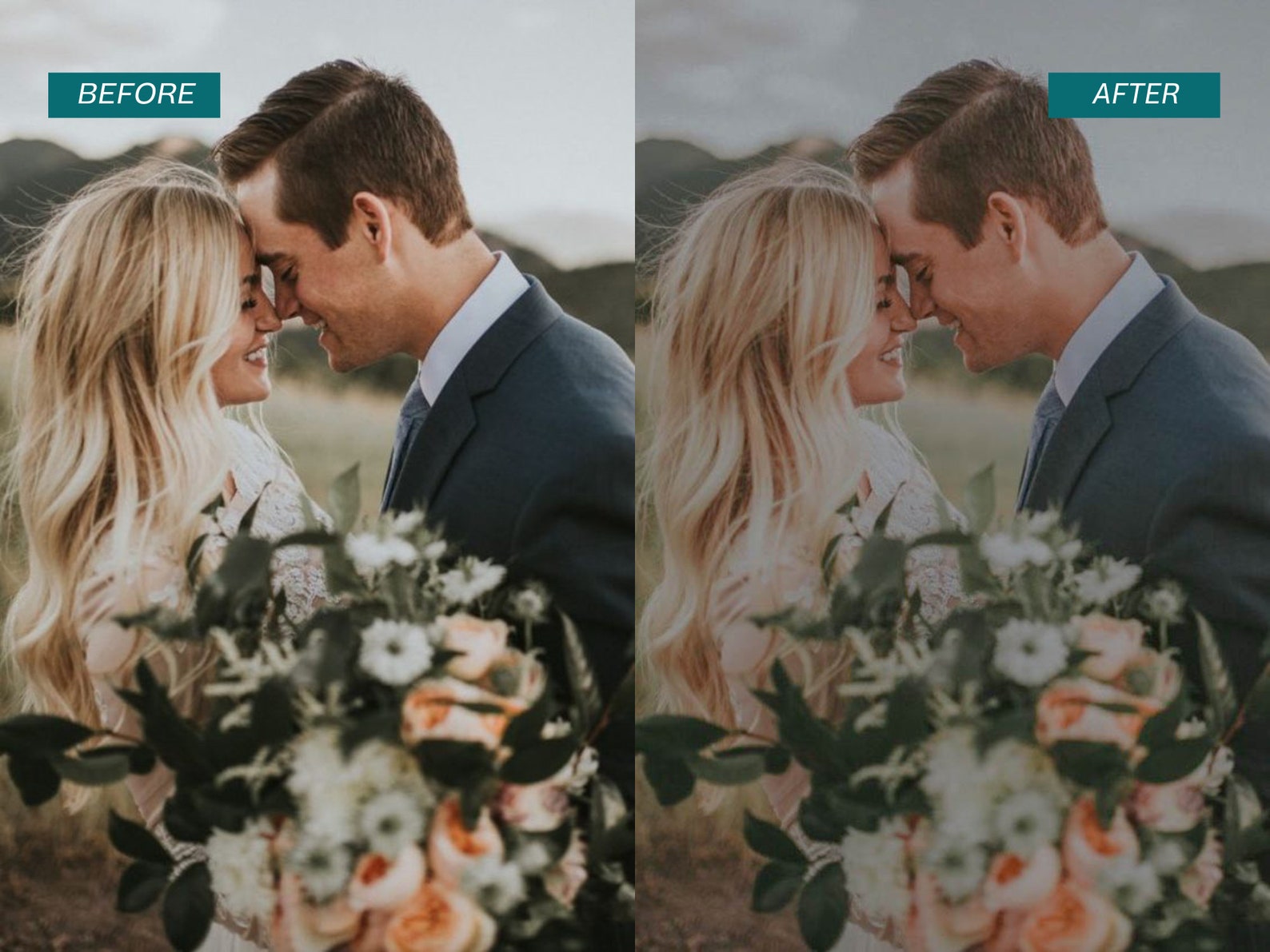 Wedding Presets Lightroom, Wedding Filters, Bride Presets, Bright ...