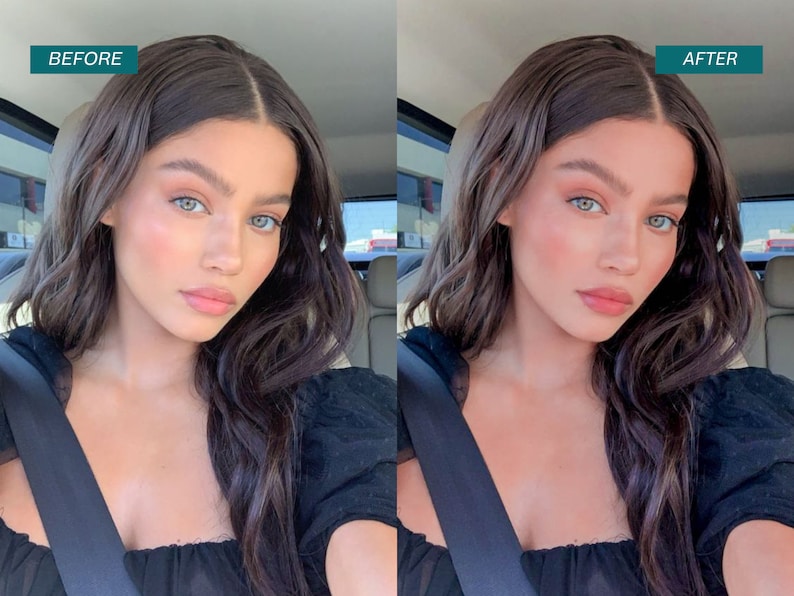 7 Selfie Presets Bundle Lightroom, Portrait Filters, Facetune Presets ...