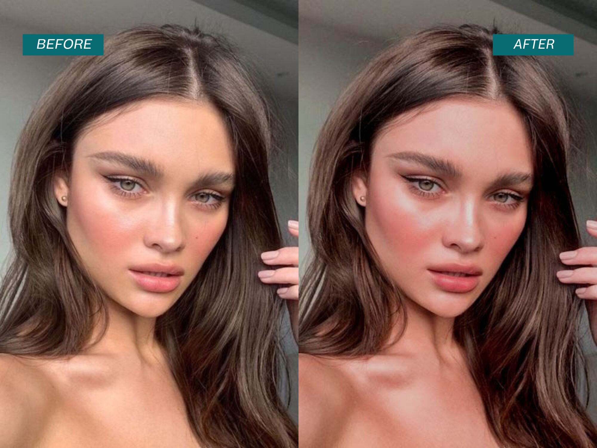 7 Selfie Presets Bundle Lightroom Portrait Filters Facetune - Etsy