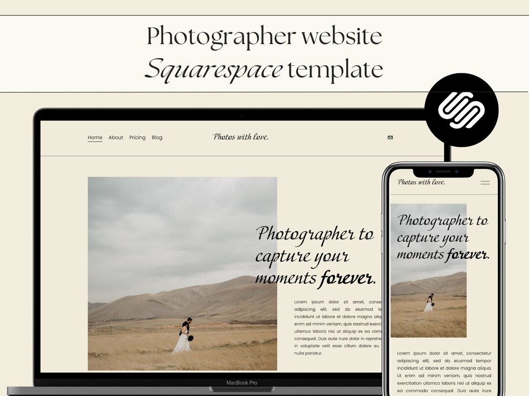 Squarespace Photography Website Template, Photographer Website ...