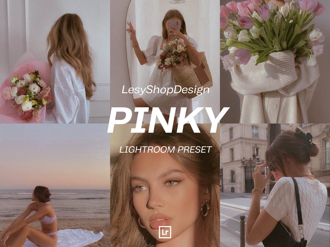 Pinky Presets Lightroom, Golden Hour Filters, Natural Presets, Bright Presets, Mobile and ...