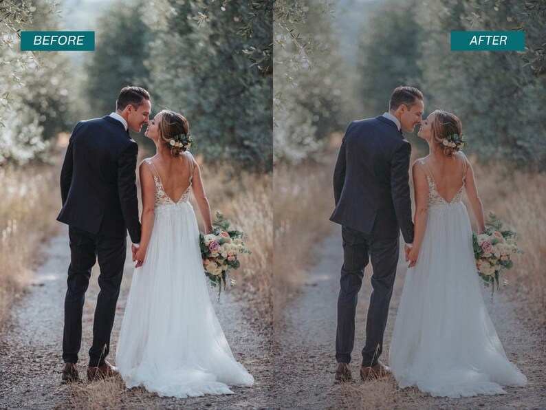 Wedding Presets Lightroom, Wedding Filters, Bride Presets, Bright ...