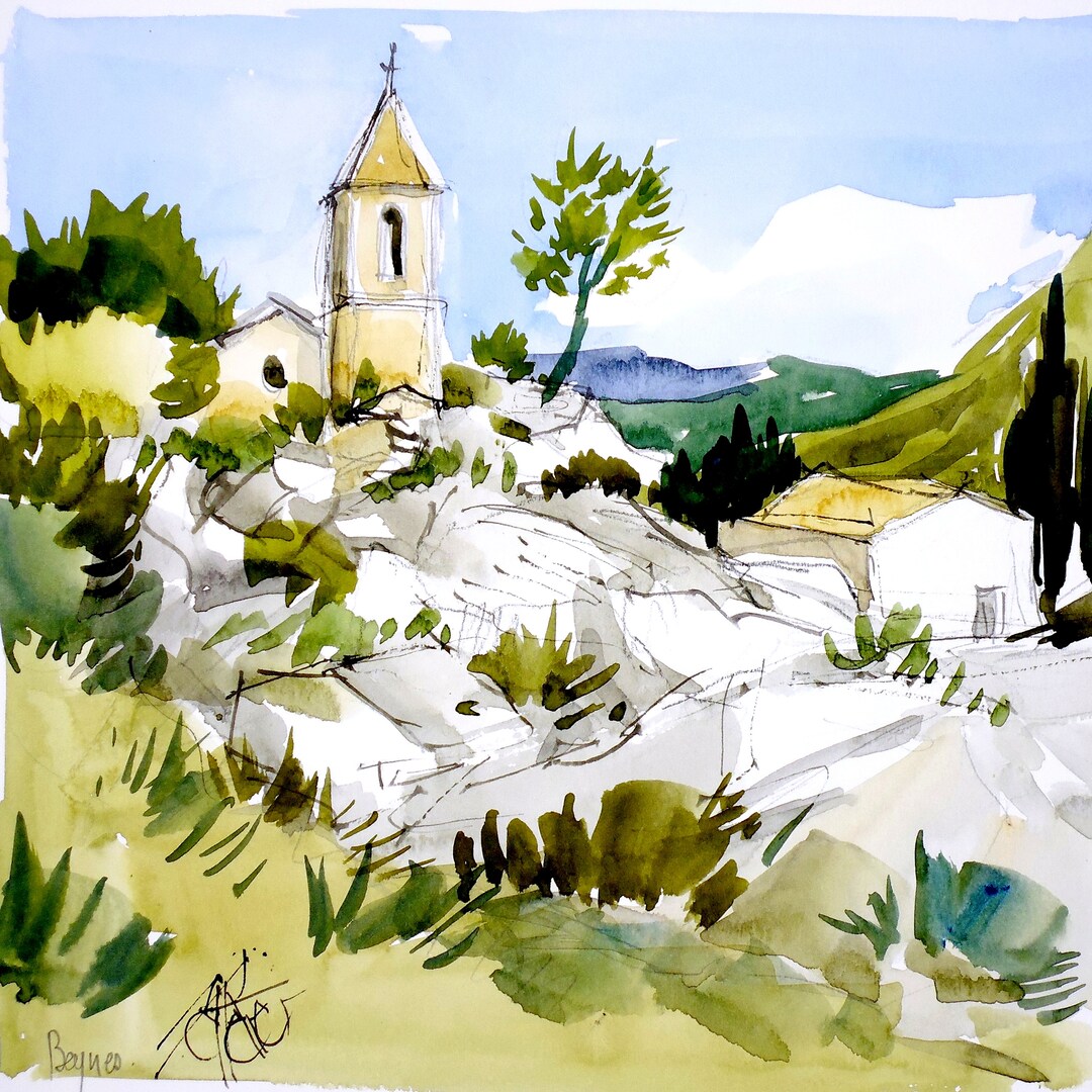 PROVENCE Chapel in Provence - CC58 - Etsy
