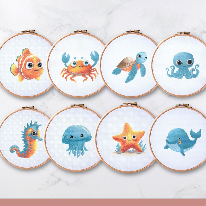 Sea Animal Pattern - Etsy