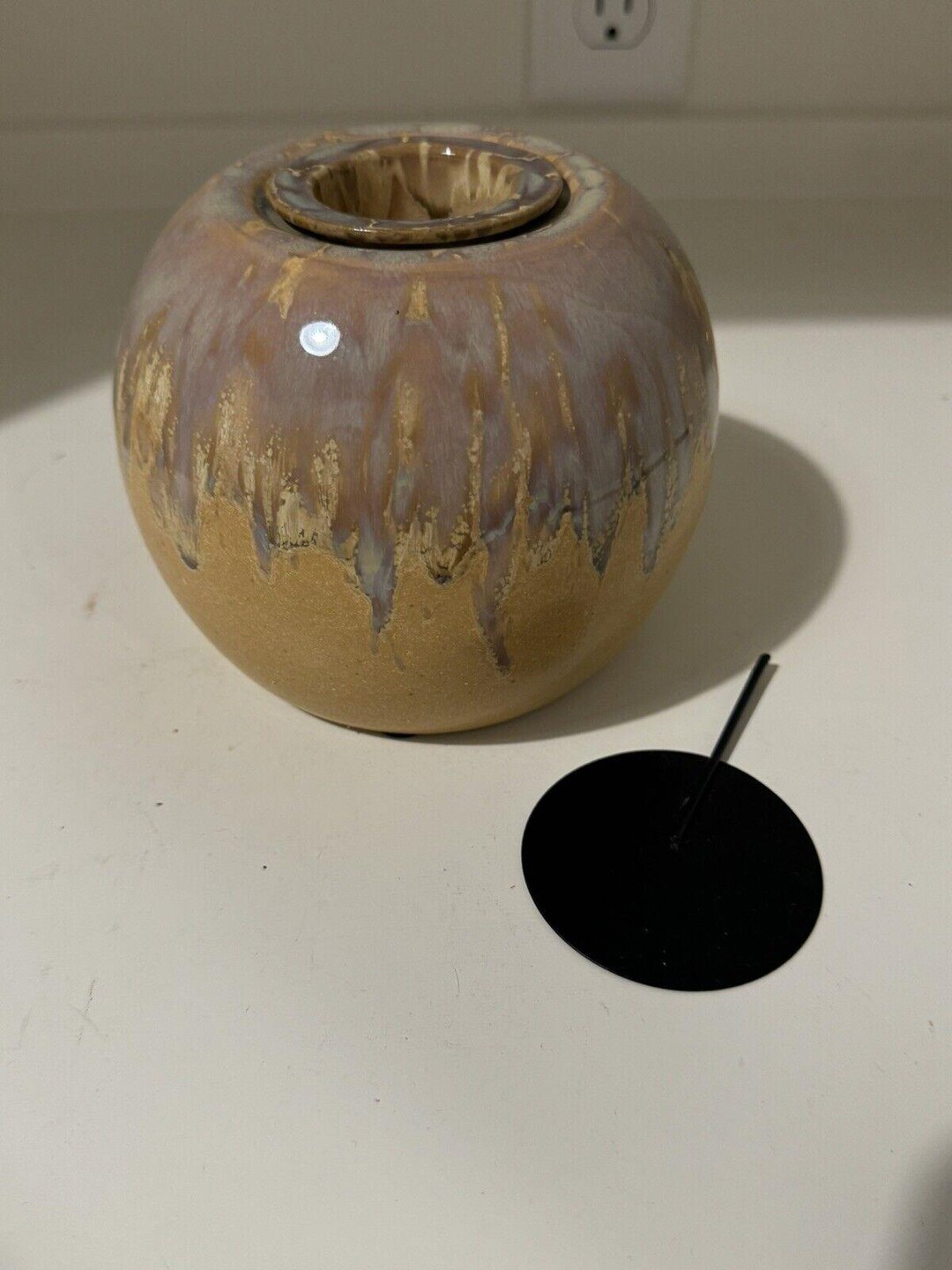 Firepot Hand Glazed Ceramic Green or Cream Brown by Bird Brain With Box ...