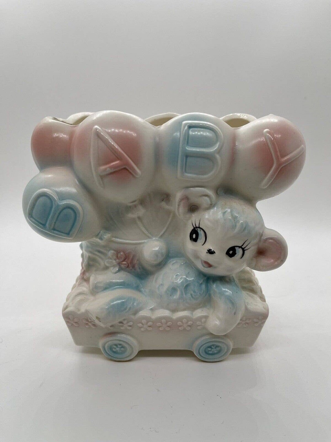 Vintage INARCO Baby Planter, Sheep and Balloons, Made in Japan - Etsy