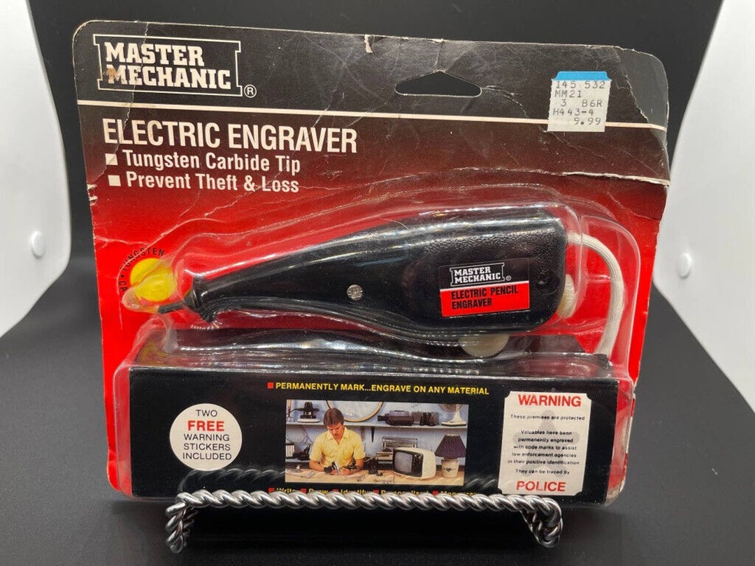 Vintage Master Mechanic Electric Engraver - Etsy