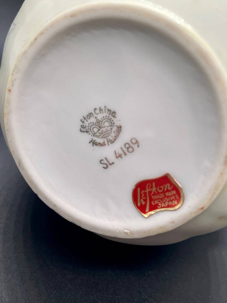 Vintage Lefton China Hand Painted "forget-me-not" Pitcher - Etsy