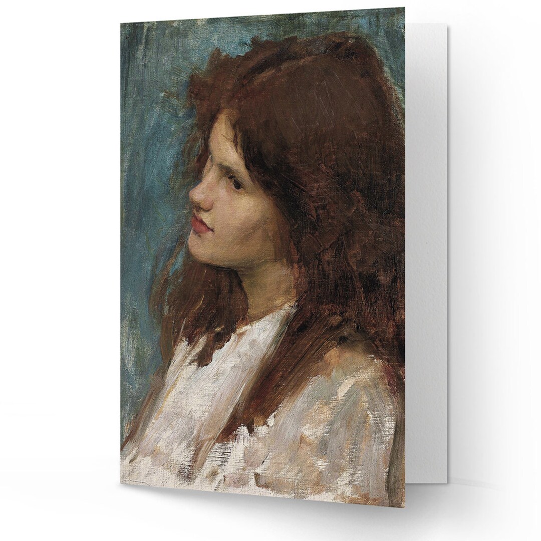 John William Waterhouse Pre-raphaelite Matte Fine Art Greeting Card ...