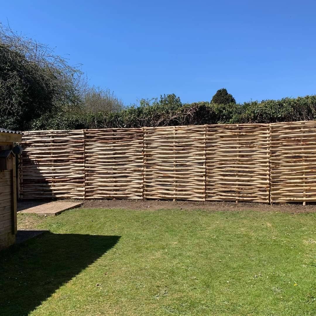 Sweet Chestnut Woven Panels - Etsy UK