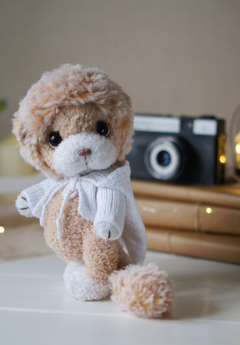 Lion Crochet Pattern. Amigurumi Lion Cub With Clothes. - Etsy