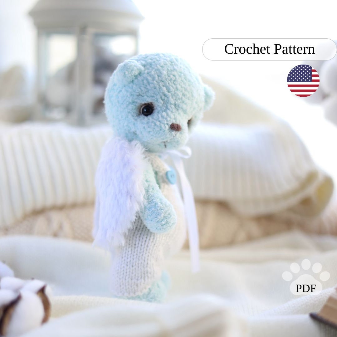 Bear Crochet Pattern. Amigurumi Bear Pattern. Cute Plush Bear. Teddy Bear Tutorial - Etsy