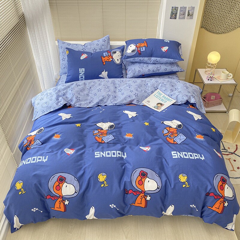 Snoopy Getting Ready For Bed