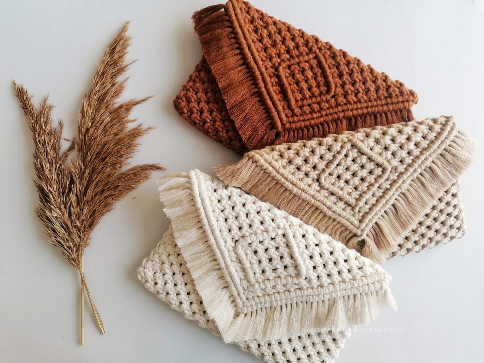 Bohemian Macrame Clutch, Macrame Luxury Bag, Handbag - Etsy