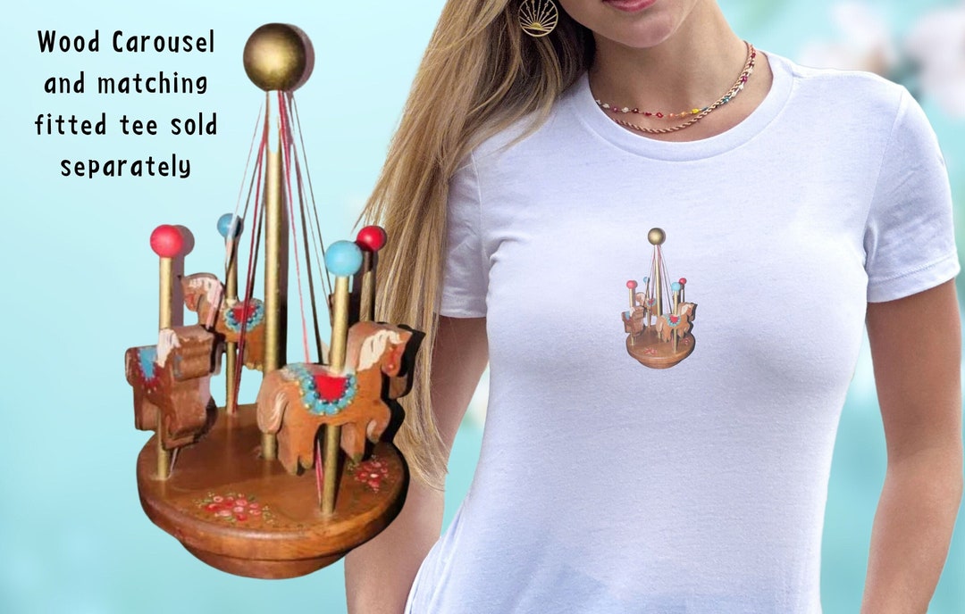 Vintage Wooden Carousel Horse Carousel Wood Carousel Also - Etsy