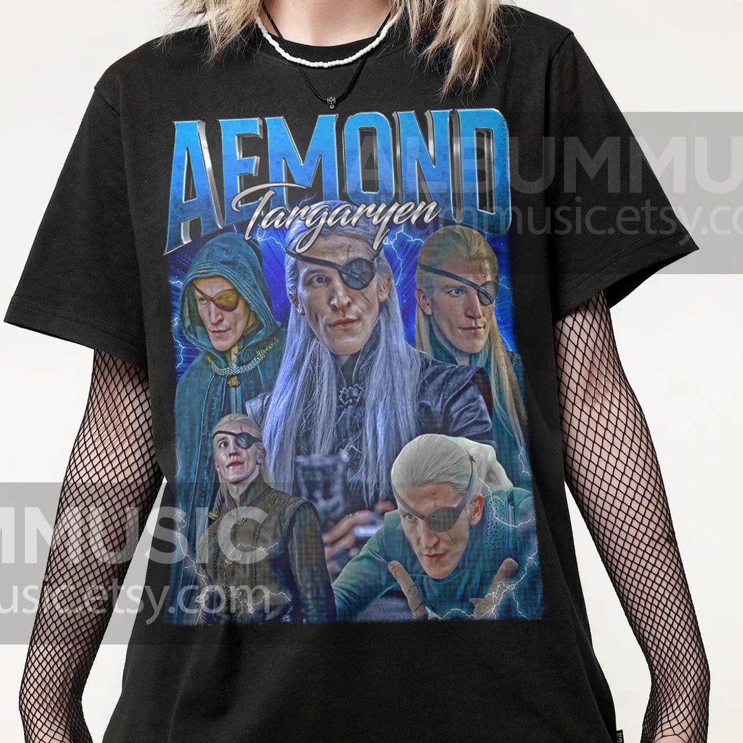 Aemond Targaryen T-shirt: Vintage 90s TV Series Graphic Tee - Etsy
