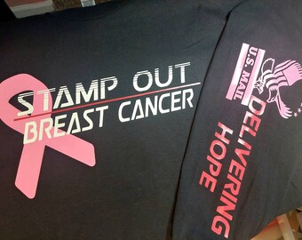 Usps Breast Cancer Shirt - Etsy