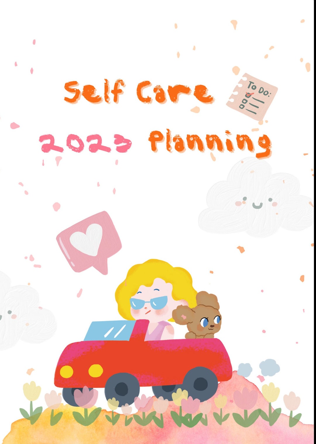 Self Care Planning Printable, Self Care Daily Journal, Cute Daily ...