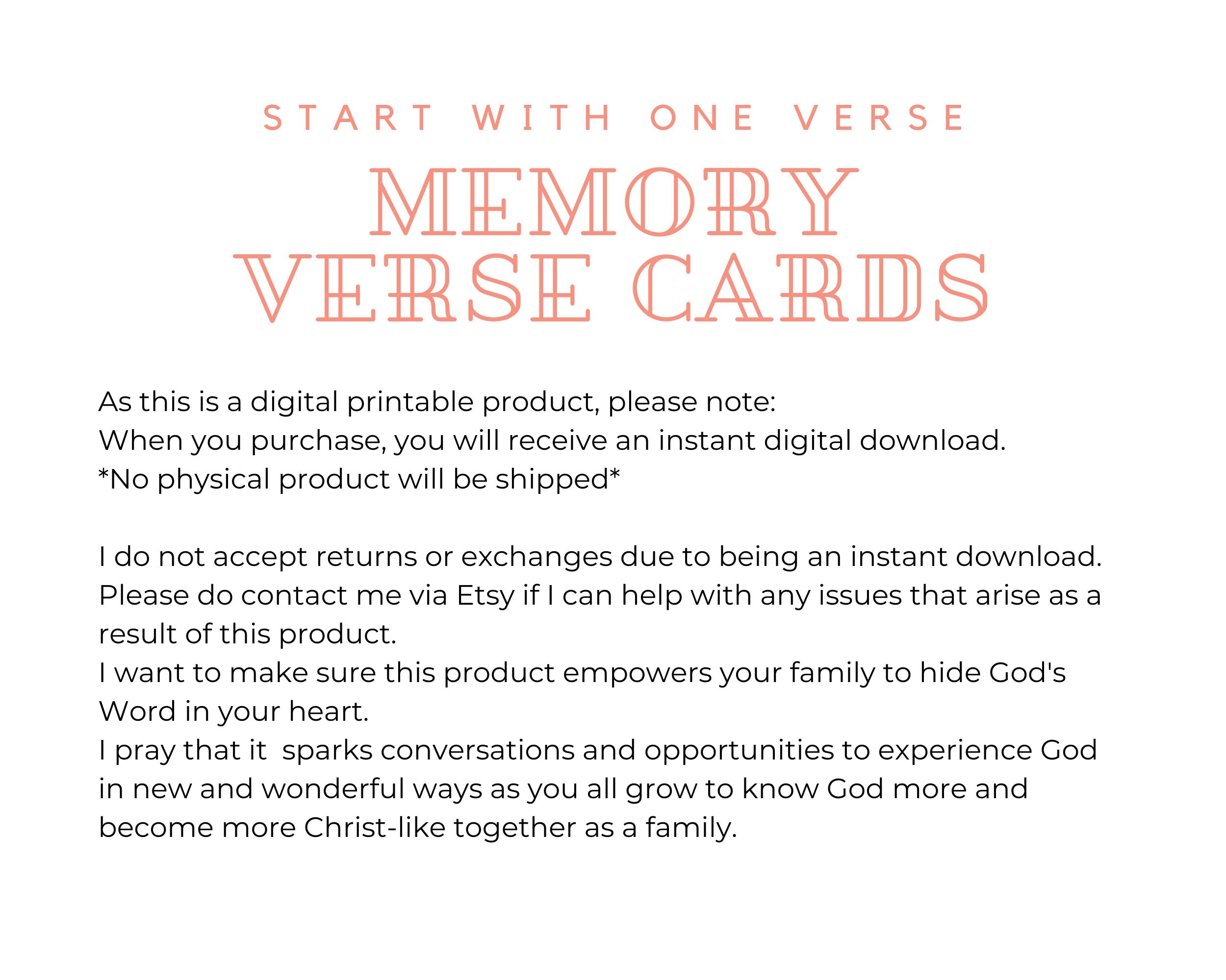 Christmas Memory Verse Cards Printable, Christmas Scriptures for Kids ...