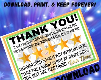 Instacart Thank You - Etsy