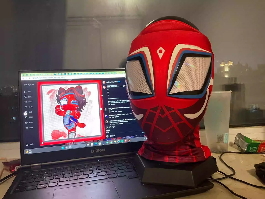 Spider-man: Across the Spiderverse Pavitr Prabhakar India Mask - Etsy ...