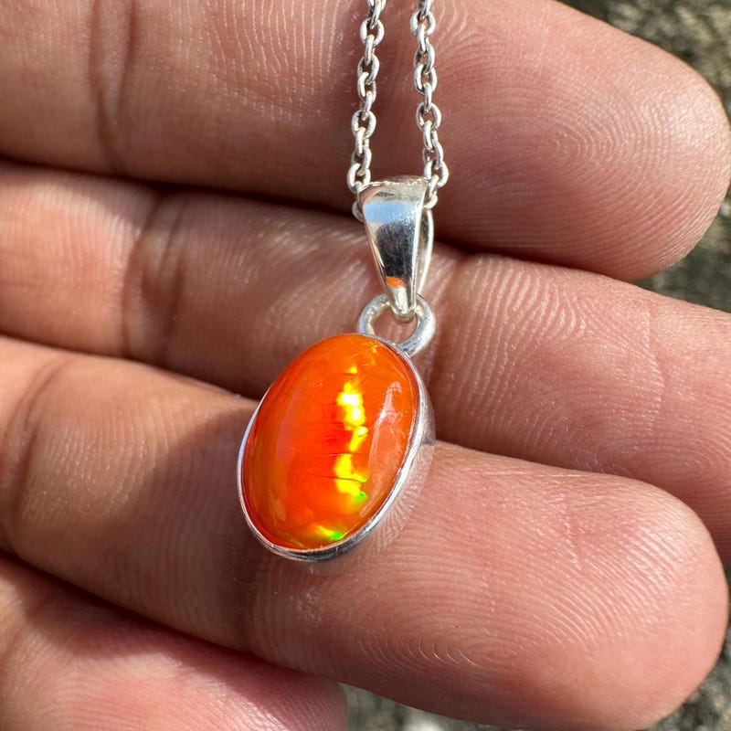 Fire Opal Jewelry - Etsy
