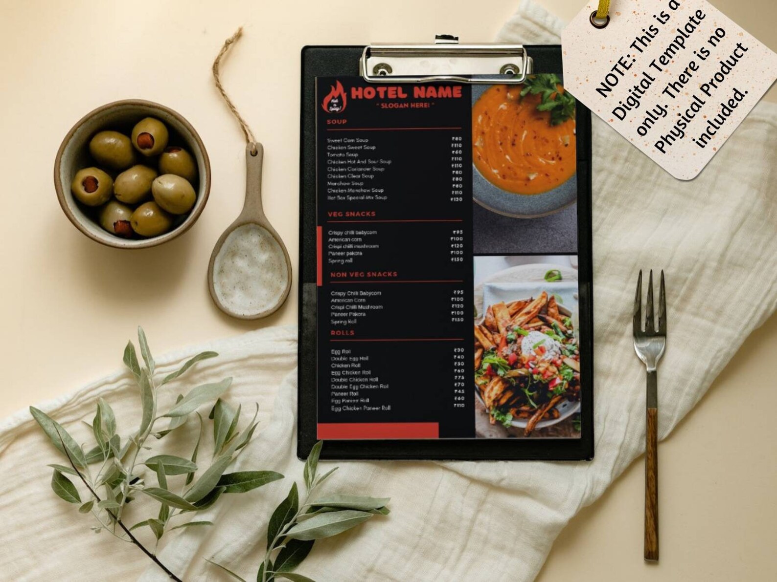 Restaurant Menu Pub Menu Canva Template Digital Download Menu, Simple ...