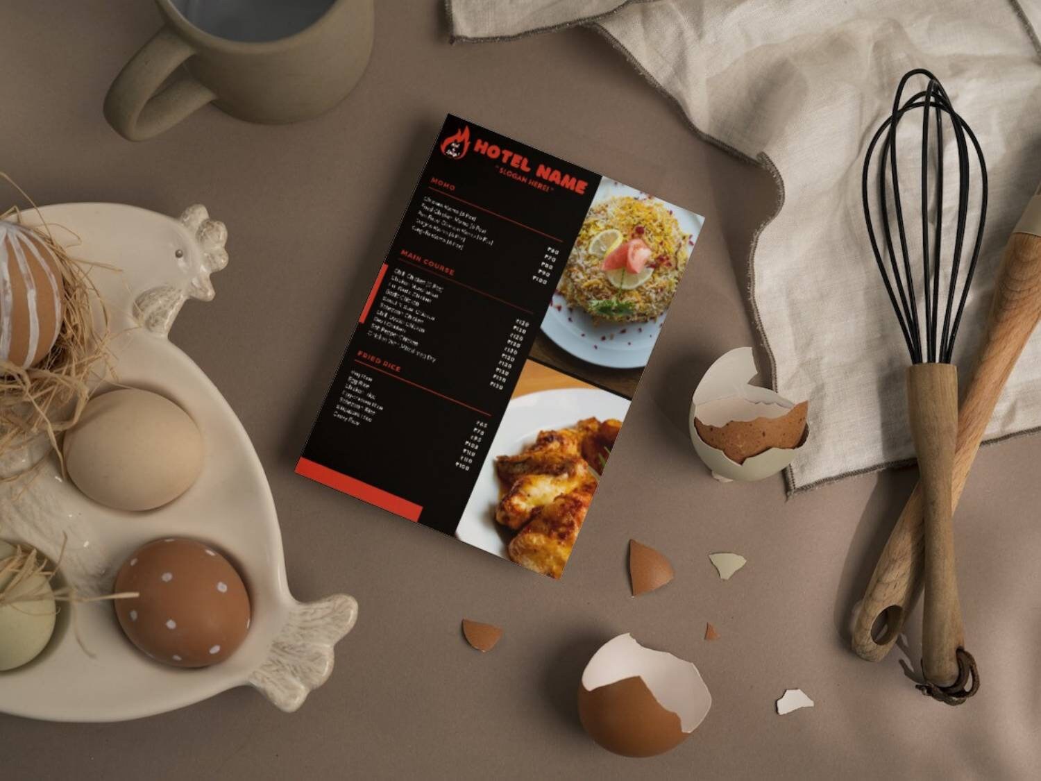 Restaurant Menu Pub Menu Canva Template Digital Download Menu, Simple ...