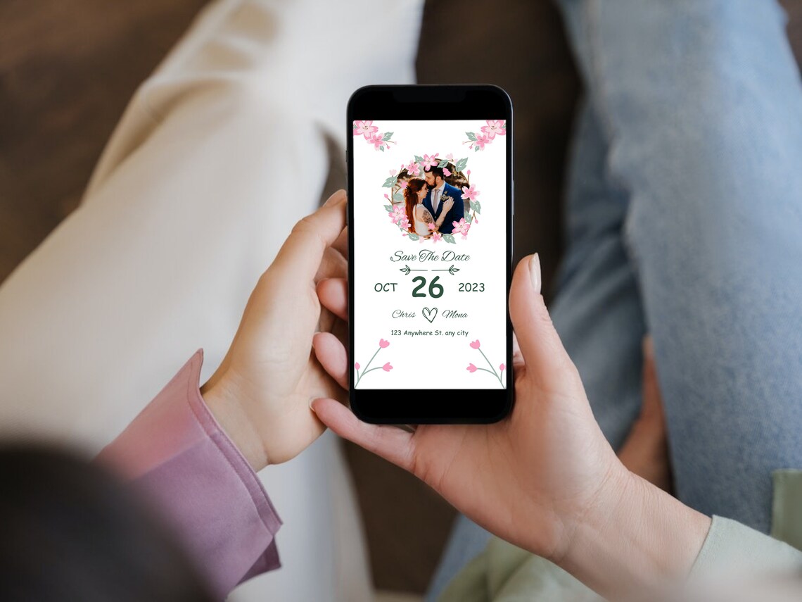 Editable Digital Wedding Invitation Card Canva Template, Marriage Card ...